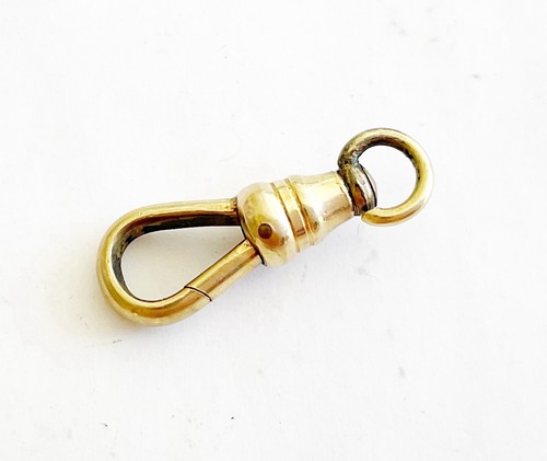 Antique 10k Dog Clip Catch, Swivels | eBay