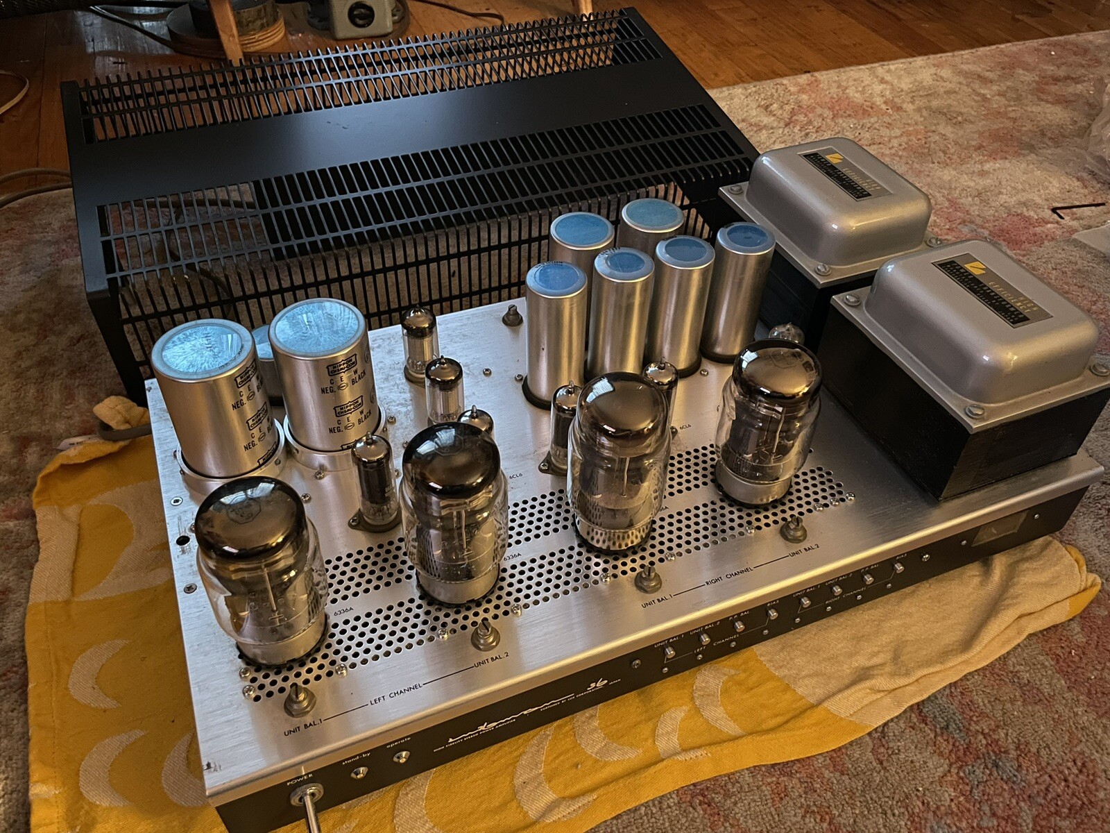 LUXMAN LUX MQ36 OTL Tube Stereo Power Amplifier SEE VIDEO FUTTERMAN ...
