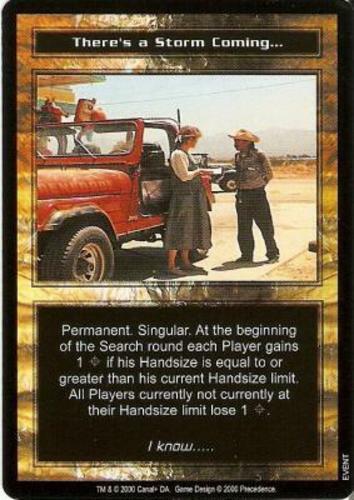 Terminator: There's a Storm Coming... [Mint/NM] Terminator CCG Aliens ...