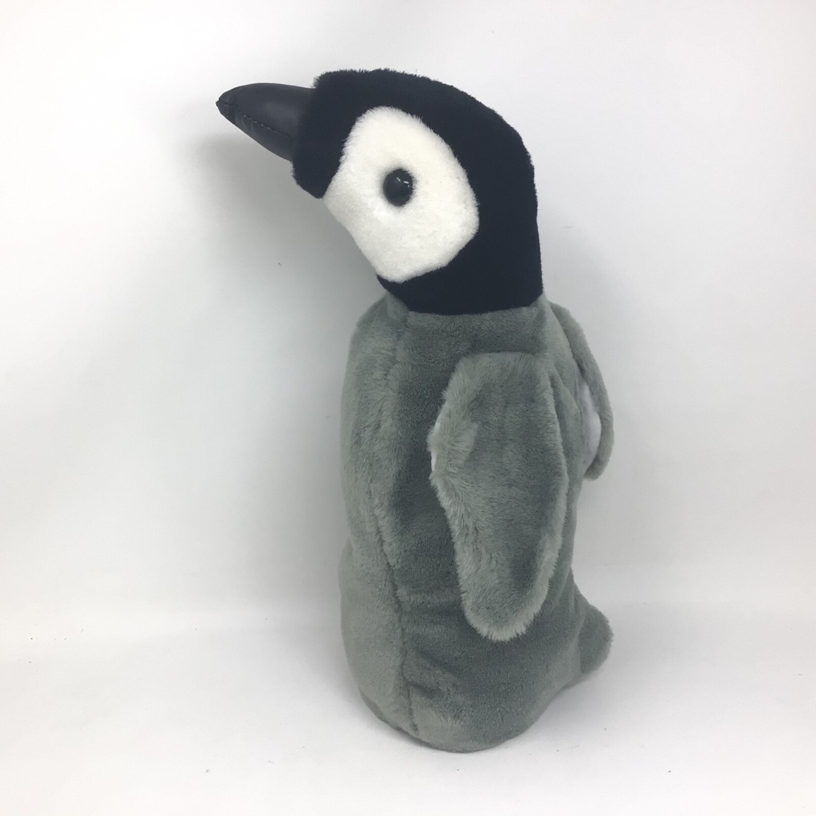 1988 VIntage Sea World Plush Penguin Hand Puppet 12" Bottle Cover Gray ...