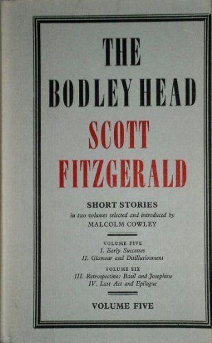 The Bodley Head Scott Fitzgerald: v. 5 by Fitzgerald, F. Scott Hardback ...