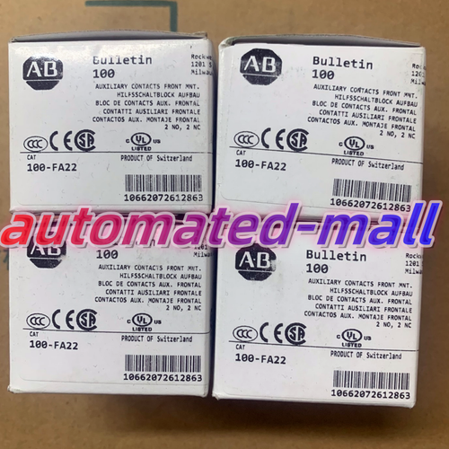 100-FA22 1PCS NEW Allen-Bradley Auxiliary Contact 100FA22 Free shipping ...