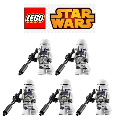 LEGO Star Wars 187th Legion Clone Trooper Commander 5 Minifigs 75342 ...