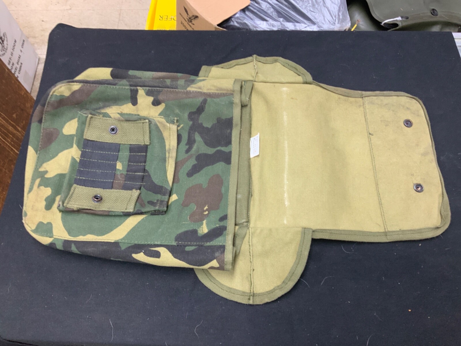 Military Map Case Shoulder Bag Heavy Canvas Tech Shoulder Tablet Carry ...