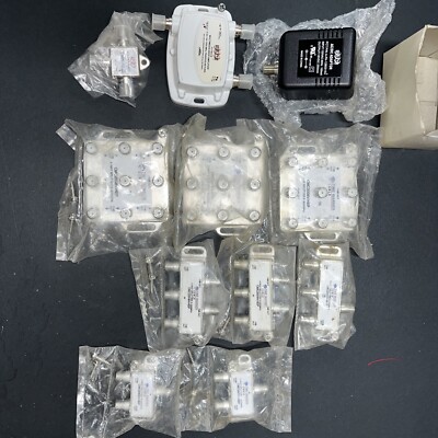 PCT-MA2-M Multimedia drop Amplifier with 8way 3way 2way cable splitters ...