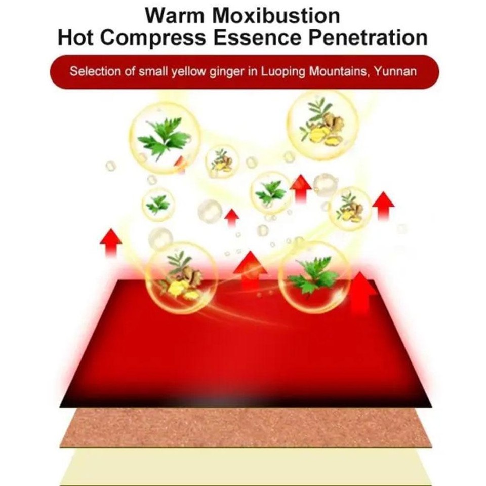 Warm Compress Ginger Patch Original Point Ginger Patch Joints⭐ | eBay UK