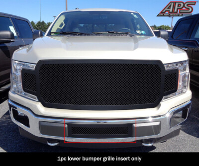 APS Black Mesh Grille Insert Fits 2018-2020 Ford F-150 Bumper | eBay