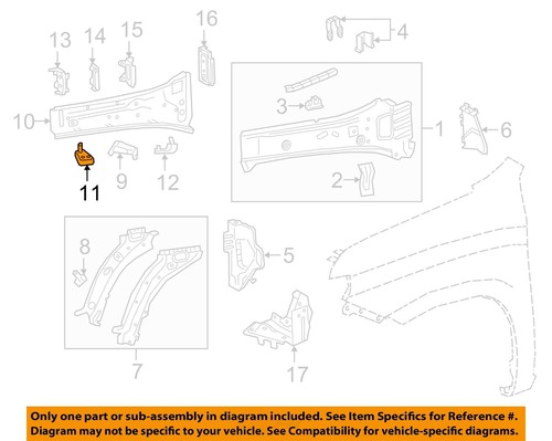 GM OEM 19-23 Sierra 1500 Inner Components-Inner Rail Front Bracket ...