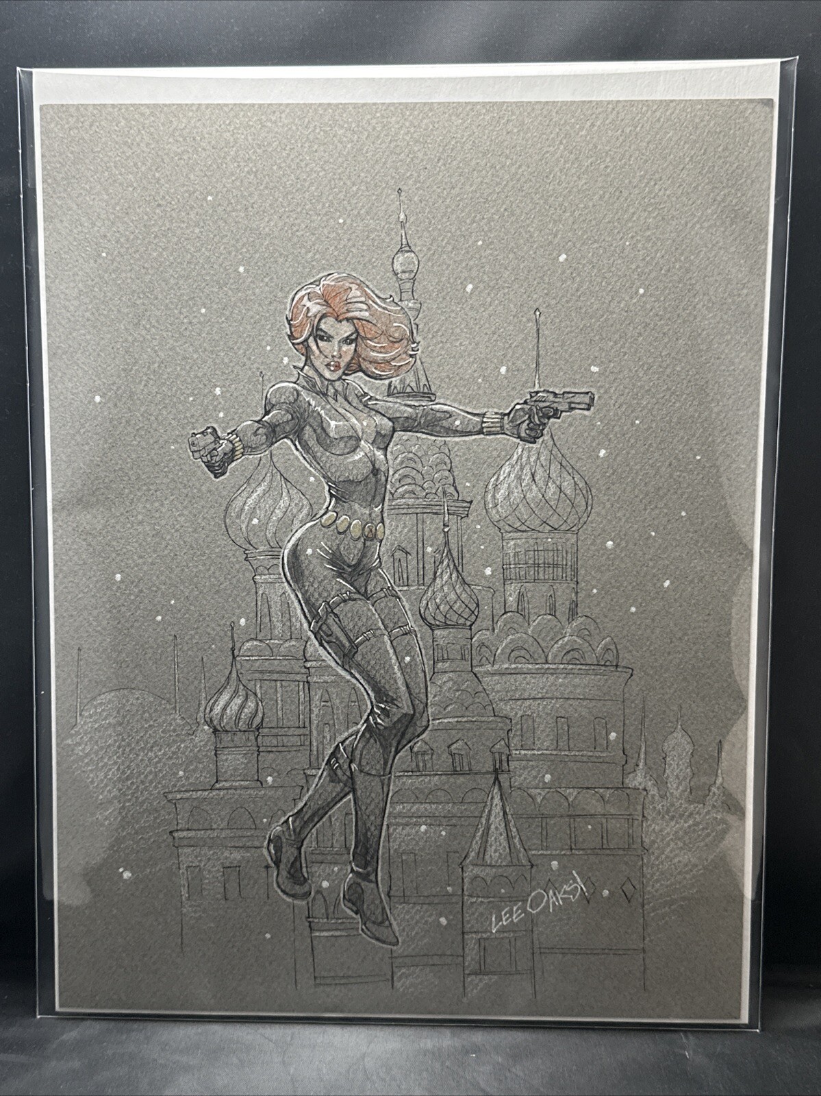 Original Artwork Black Widow 11" X 9" by LEE OAKS | eBay