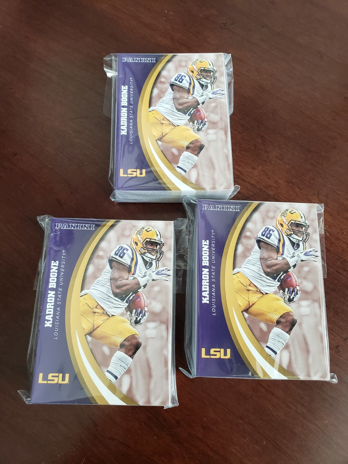 (100) 2015 PANINI LSU TIGERS KADRON BOONE #32 LOT SASKATCHEWAN ...