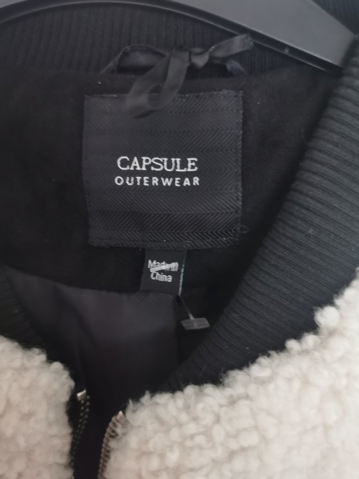 NWOT Capsule Plus Size 24 Quilted Sherpa Fleece Long Jacket/coat. | eBay UK