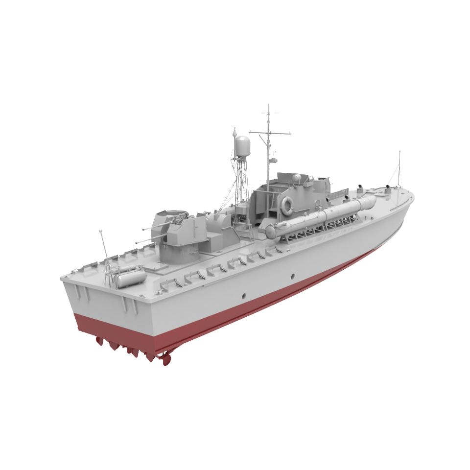 RHWS72031S 1/72 Model Kit Soviet Project 183 Motor Torpedo Boat FULL ...