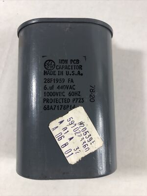 General Electric Ge 28F1959FA Capacitor 6uf 440v-ac 1000v-dc (4644) | eBay