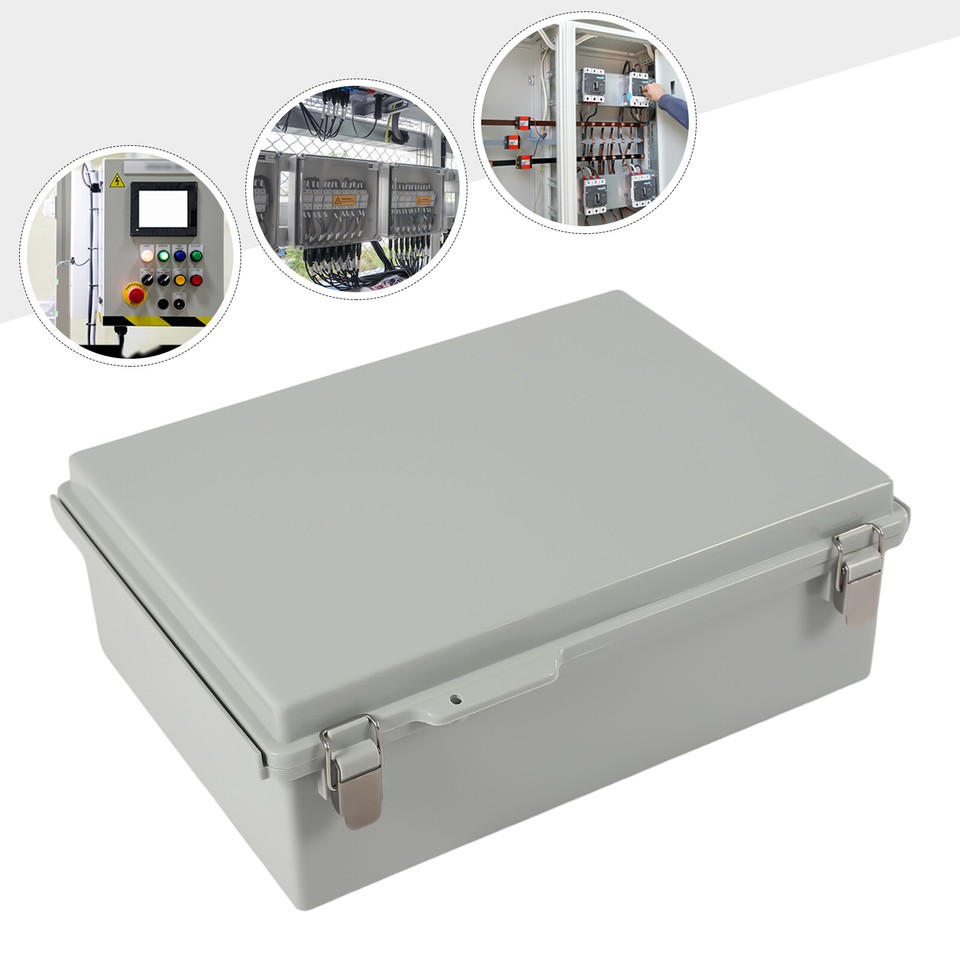 In/Outdoor Electrical Box Plastic Enclosure Waterproof Junction Box ...