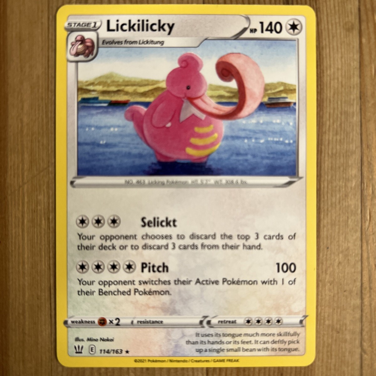 Pokemon Lickilicky Card Lickilicky 12/132 Values MAVIN