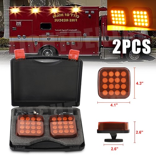 Wireless Tail LED Trailer Tow Lights Kit Magnetic Running For Boat, RV ...
