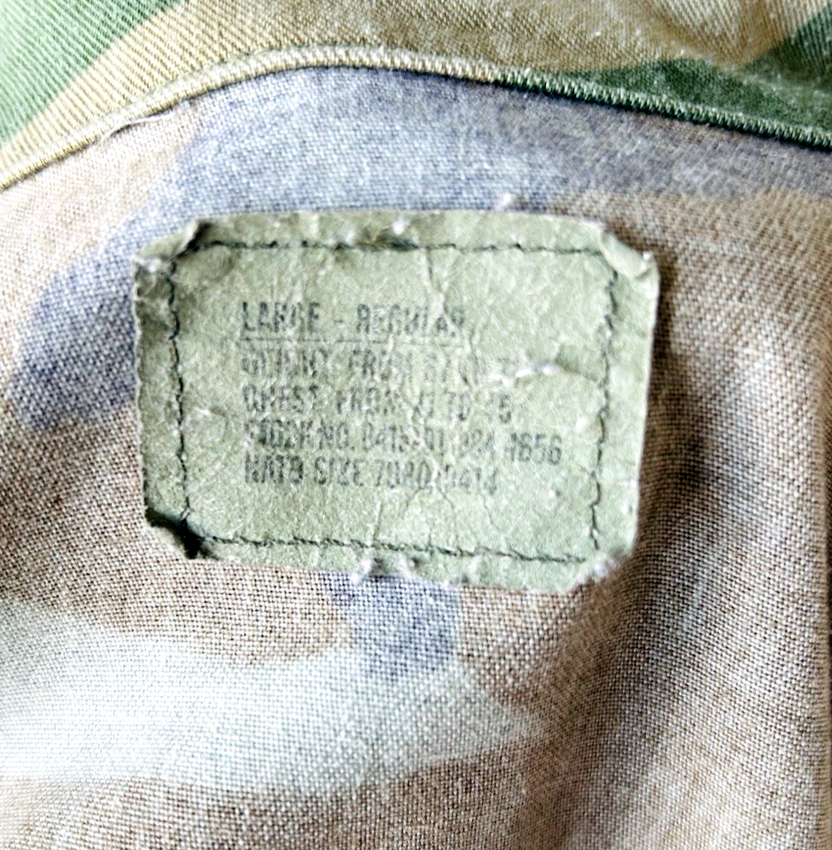 Vtg US Army Aviation Brigade Lieutenant Officer Patches Woodland Camo L ...