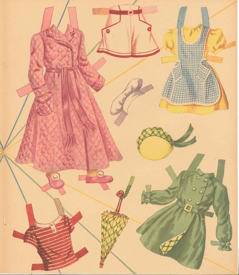 vINTAGE UNCUT Gigi Perreau PAPER DOLLS CUTE HD~LASER REPRODUCTION~LO PR ...