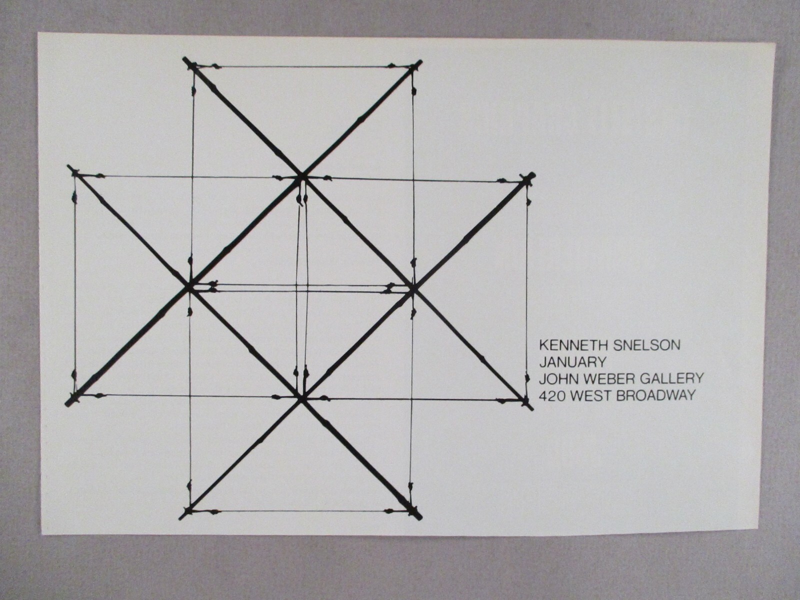 Kenneth Snelson Art Gallery Exhibit PRINT AD - 1972 | eBay
