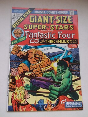 MARVEL: GIANT-SIZE SUPER-STARS: THING VS HULK #1, BATTLE ROYAL!!!, 1974 ...