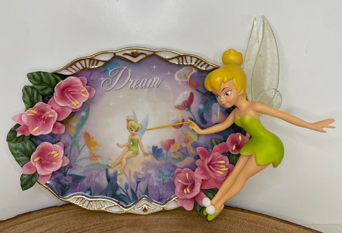 Bradford Exchange Treasures of Tinker Bell Plate “Dream” | eBay