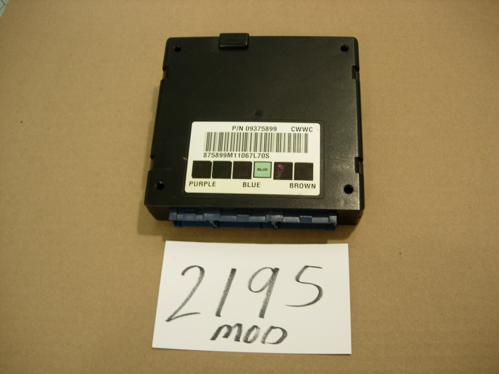 2001 GMC Yukon Body Control Module Computer #2195-MOD | eBay