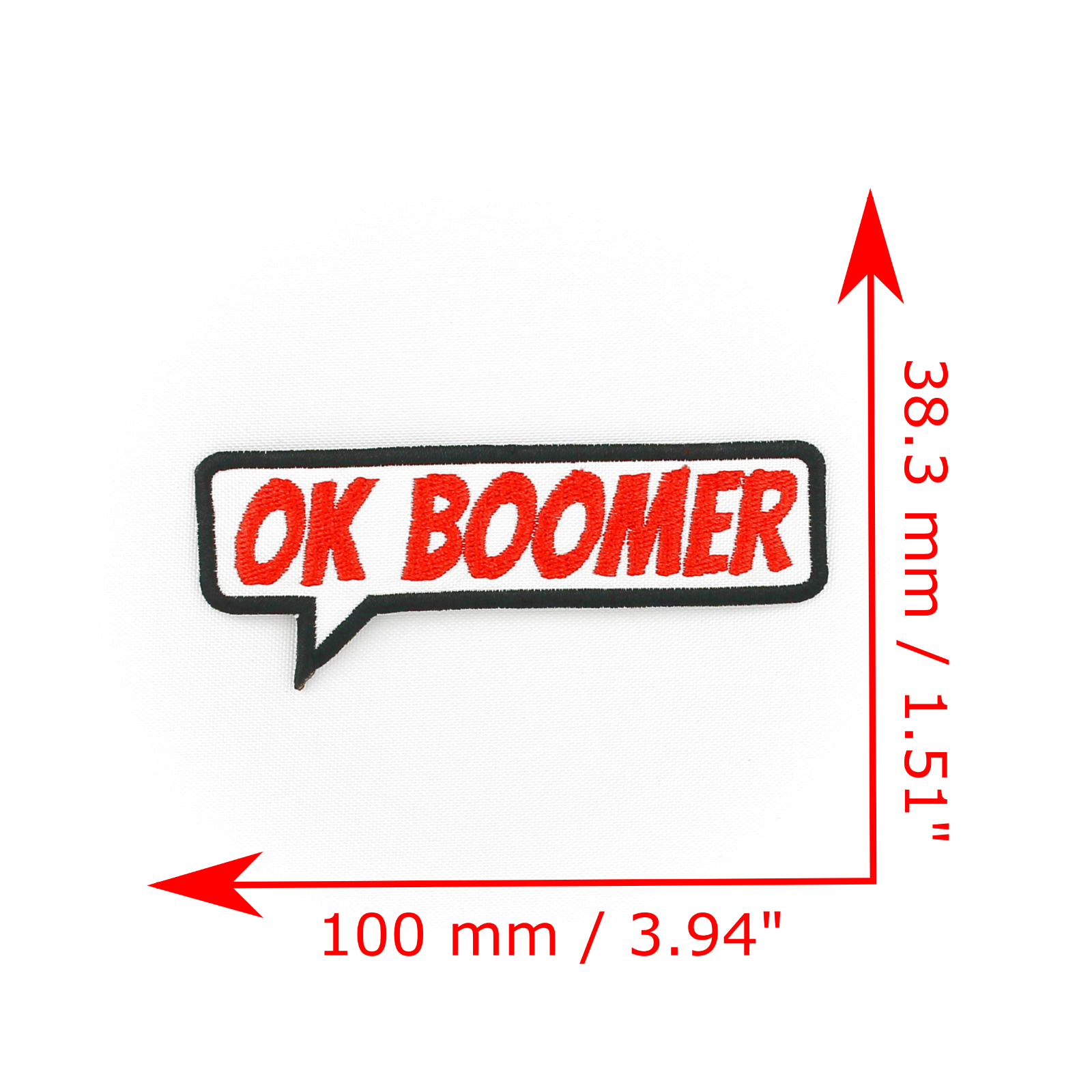 OK Boomer Embroidery Patch, Iron On / Sew On Badge, Applique | eBay