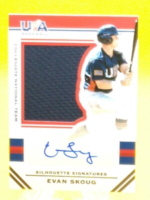 Evan Skoug 2017 Stars & Stripes AUTOGRAPH JERSEY #19 Team USA ***109/ ...