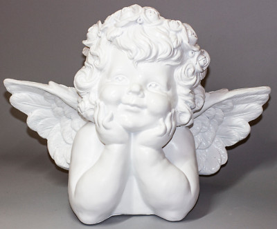Dreaming Angel Bust Statue Christian Sculpture Memorial Religious ...