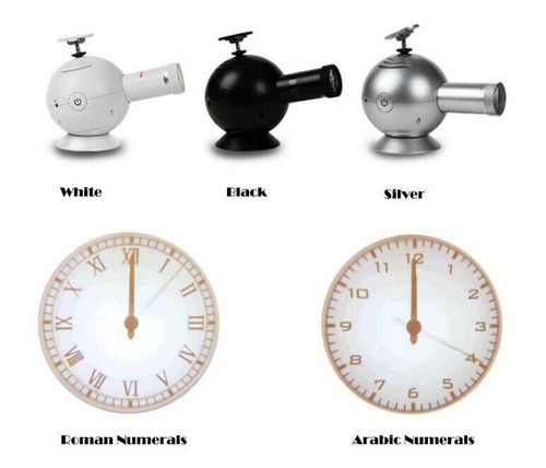 4th Gen Analog Projection Wall Clock BELL w/ LED Based Projector Cold ...