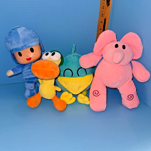 Pocoyo Blue Boy Pato Duck Sleepy Bird Elly Elephant Plush Doll Stuffed ...