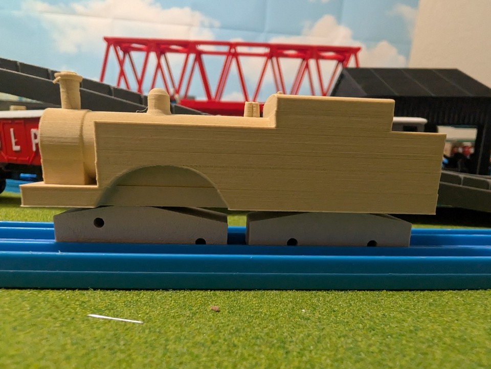 Thomas And Friends Wooden Railway "Whiff" 3d Printed Wood Pla Custom | eBay