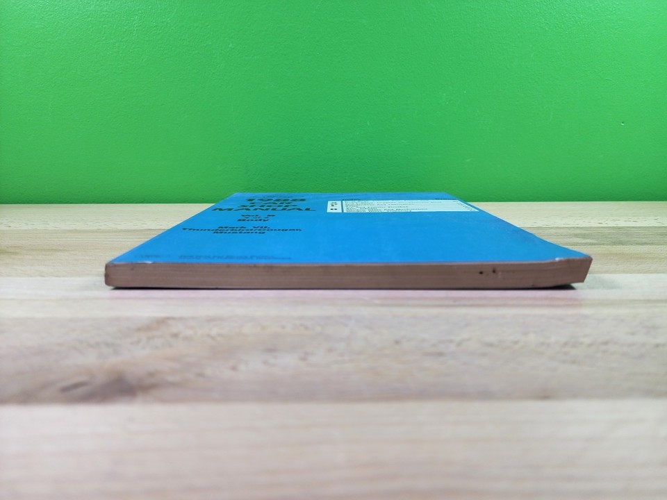 1988 Ford Car Shop Manual Vol. B Body Cougar, Thunderbird, Mustang ...