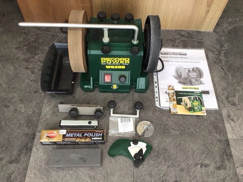Record Power WG200 8" Wet Stone Sharpening System. Boxed. DVD ...