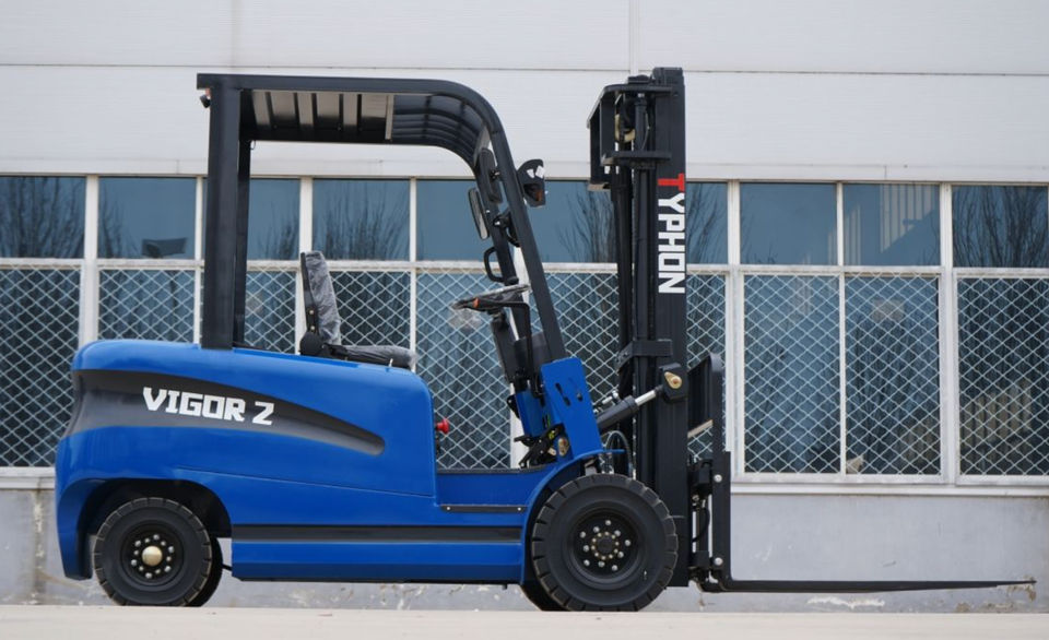 New TYPHON VIGOR 2 Blue Electric Forklift 4400lbs Lifter Lift Truck ...
