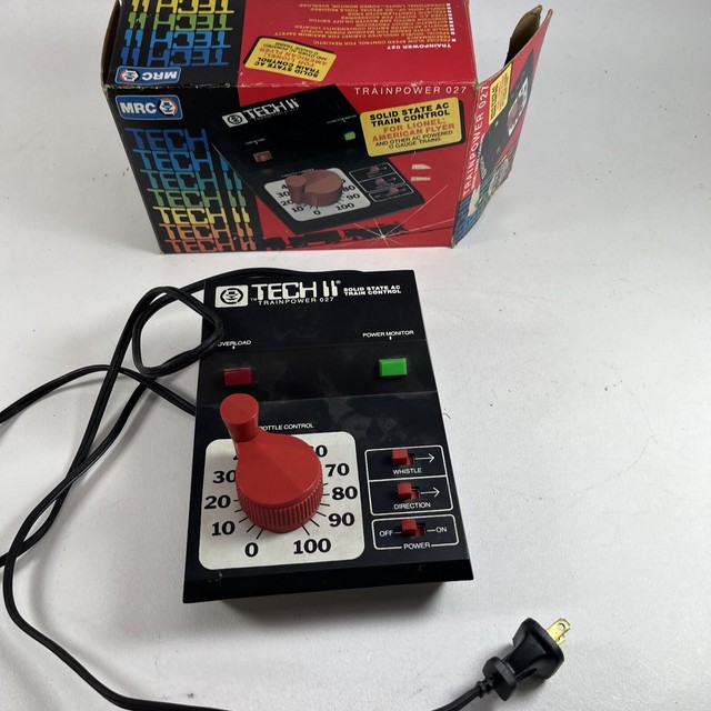 MRC Tech II Trainpower 027 AC Model Train Transformer Solid State ...