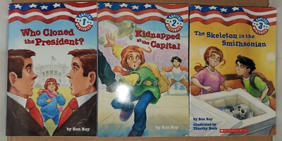 Capital Mysteries Lot Of Books # 1-3 By Ron Roy (Author Of A To Z ...