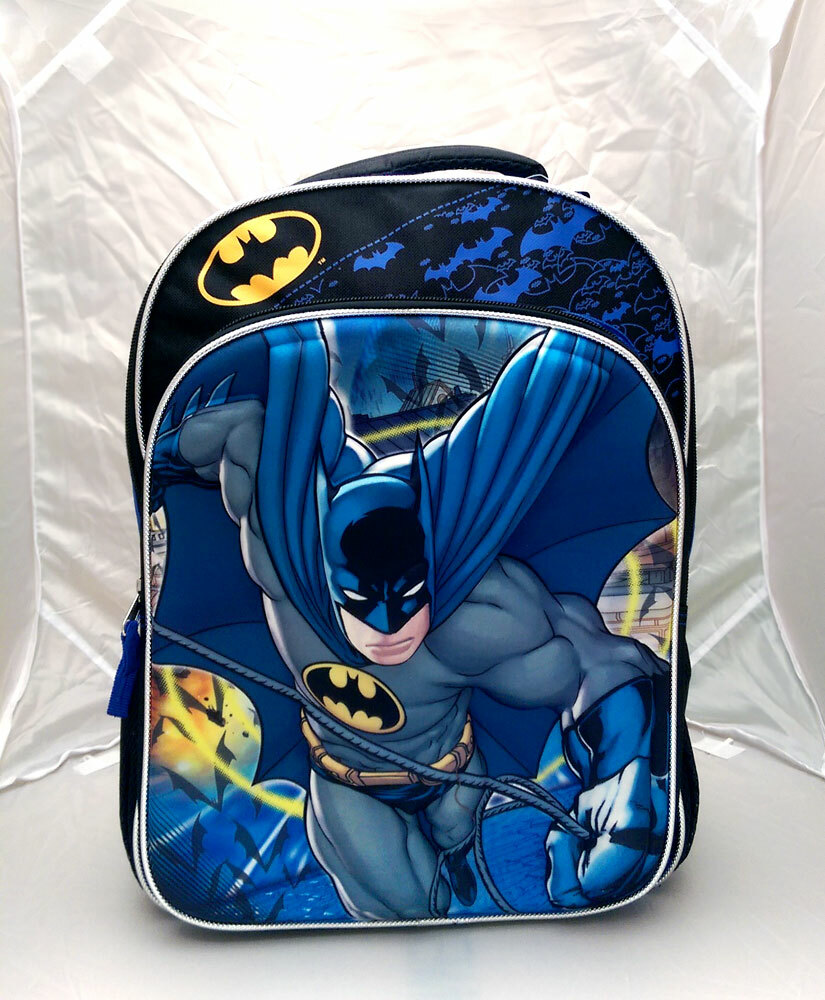 DC COMICS 16" Large Backpack Pop Out 3D BATMAN School Boys Kids Toy ...