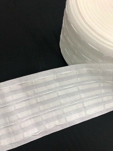 3" 75mm / 6" 150mm Rufflette Curtain Pencil Pleat Header Tape - By The ...