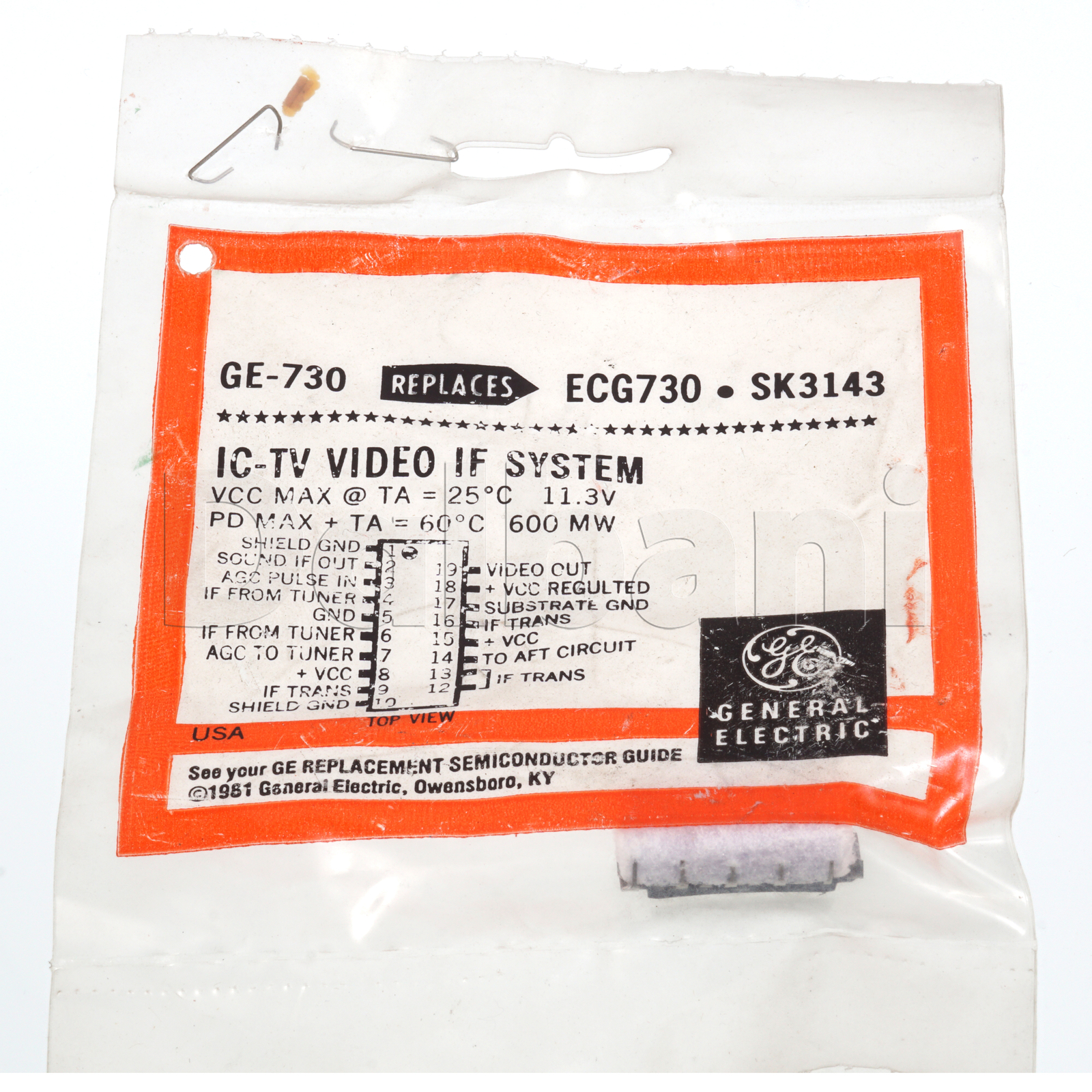 GE-730 Original GE Semiconductor ECG730, SK3143 | eBay