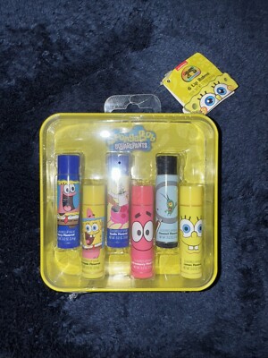 Spongebob Squarepants - 6 Flavored Lip Balm Set - In Collectible ...