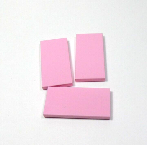 LEGO 3 Pink 2x4 Smooth Tile Plates G1 | eBay