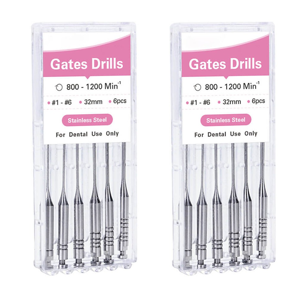 Dental Root Cut Peeso Reamers Gates Drill #1-#6 32mm Long Endodontic ...