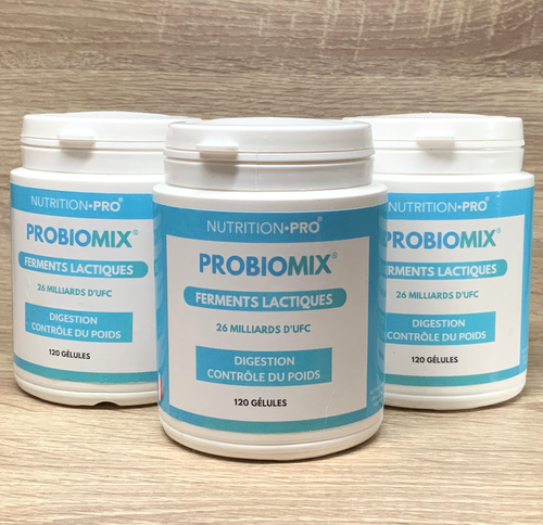 NUTRITION PRO PROBIOMIX Lot 3 X 120 Gélules Ferments Lactiques ...