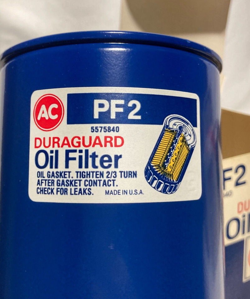 Vintage Original OEM AC Delco PF 2 Automotive Oil Filter 5575840 USA | eBay
