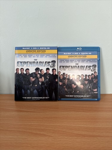The Expendables 3 Blu-ray DVD 2014 Unrated Stallone Statham Snipes Slipcover | eBay