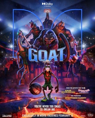 GOAT 2026 Movie Poster Wall Art (b) 11x17" 24x36" 27x40" Goat Poster | eBay