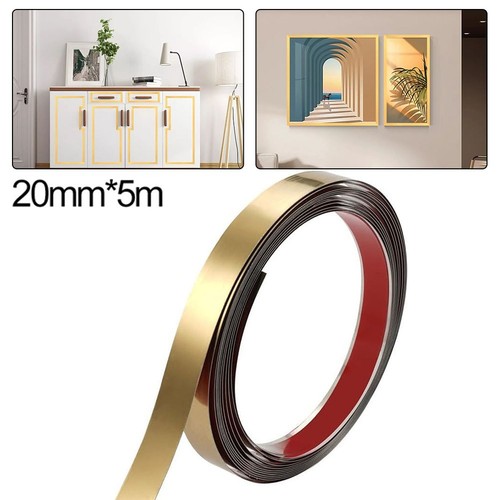 Decorative Gold Stainless Steel Strip 5M For Wall And Furniture ...