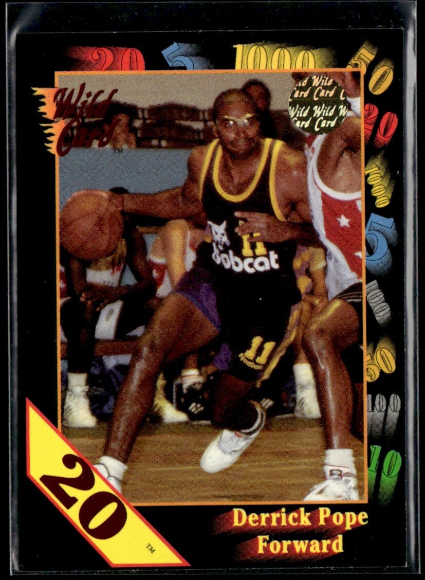 Derrick Pope 1992-93 Wild Card 20 Stripe #105 | eBay
