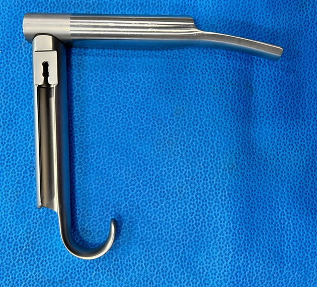 Karl Storz ENT Benjamin Slotted Pediatric Laryngoscope 8574G for sale ...